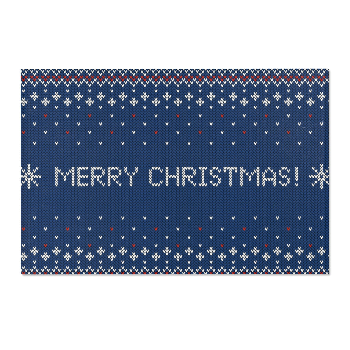 Christmas Rugs - Blue Christmas Background – Giftday777 Inc